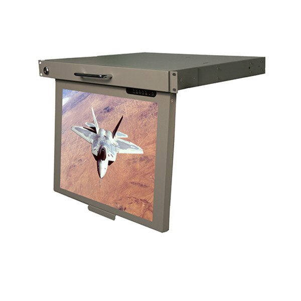 DIT Pivot Display Drawer-2 Model with 16" 1U, Under mount Frame