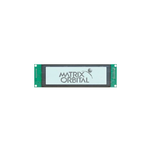 Matrix Orbital 240x64 Black Text on White Background Graphic LCD with ...