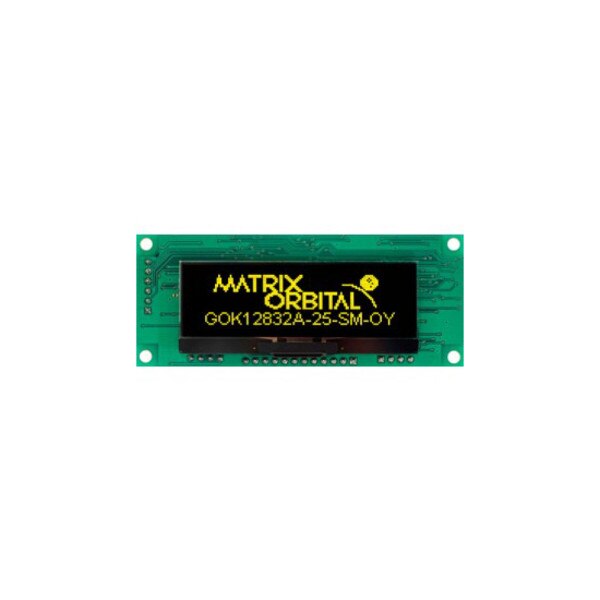 Matrix Orbital 128x32 Graphic OLED Display with 25-Key Input, 3.3 ...