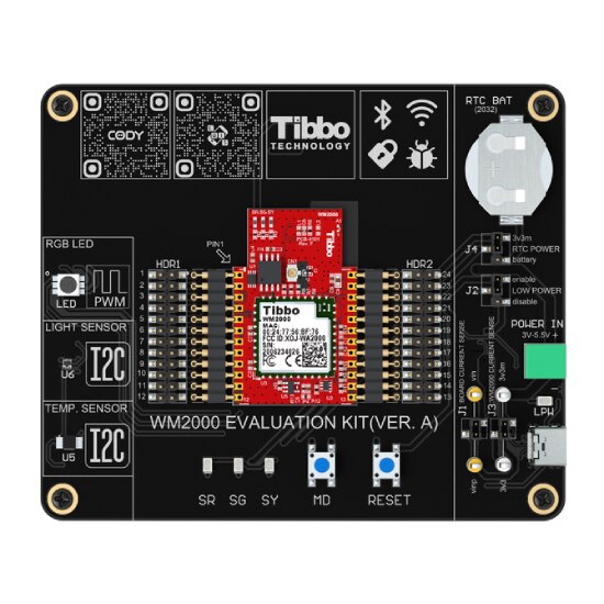 Tibbo Evaluation Kit for the WM2000 Wireless IoT Module